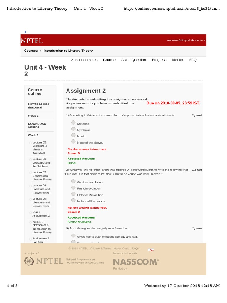 Unit 4 - Week 2: Assignment 2 | PDF