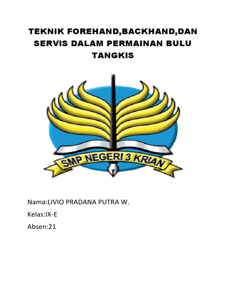 Teknik Forehand | PDF