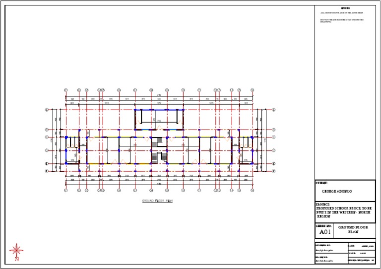 Ground Floor Plan for School Design | PDF
