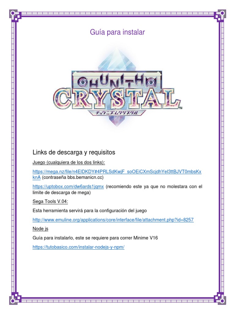 Chunithm Crystal Guia de Instalacion | PDF | Ventana (informática ...