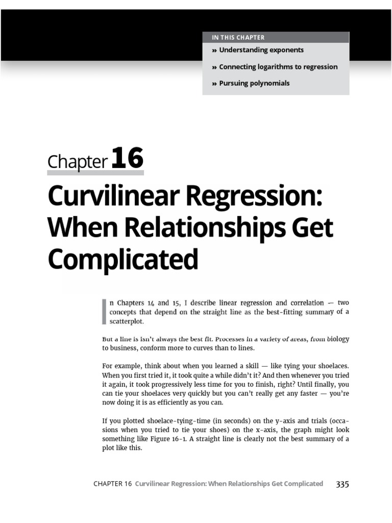 Curvilinear Regression | PDF | Logarithm | Coefficient Of Determination