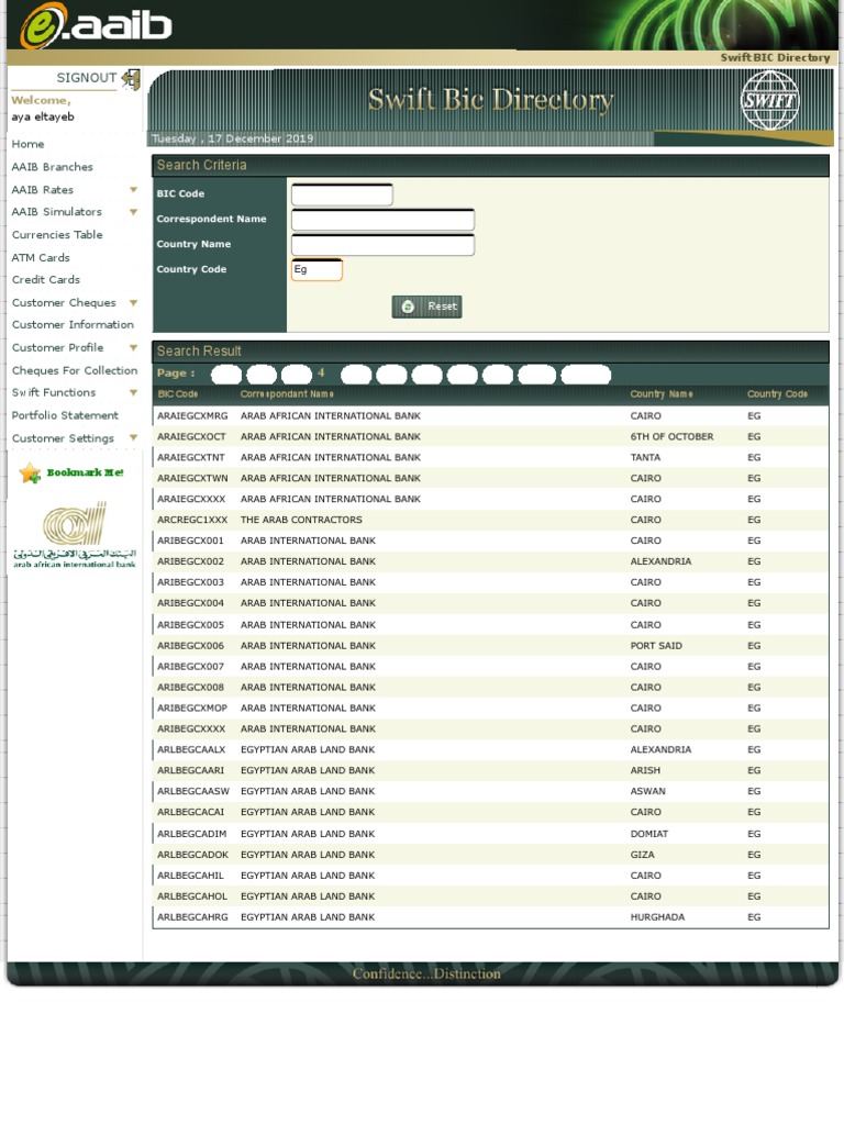 AAIB Web | PDF | Egypt | Financial Services