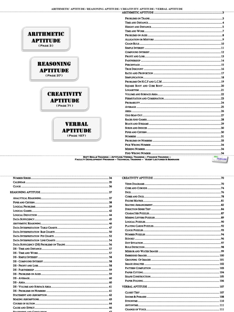 Aptitude Training Students Material Pdf Speed Trigonometric