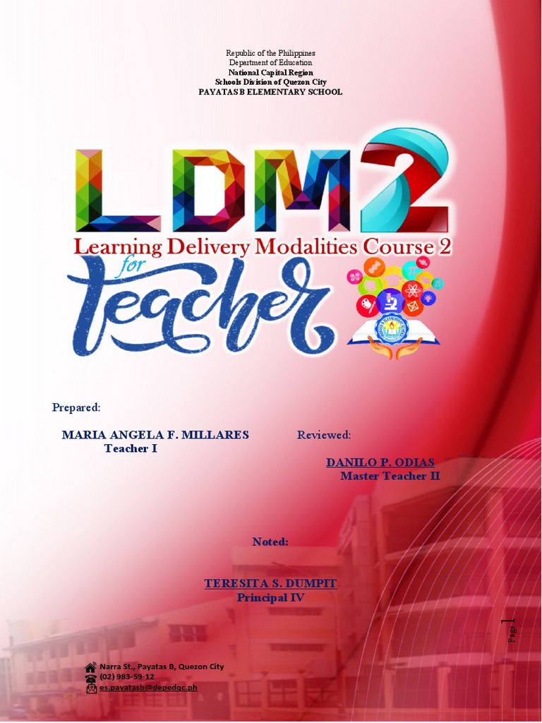 MILLARES M. LDM2-MODULE - Asd | PDF | Learning | Teachers