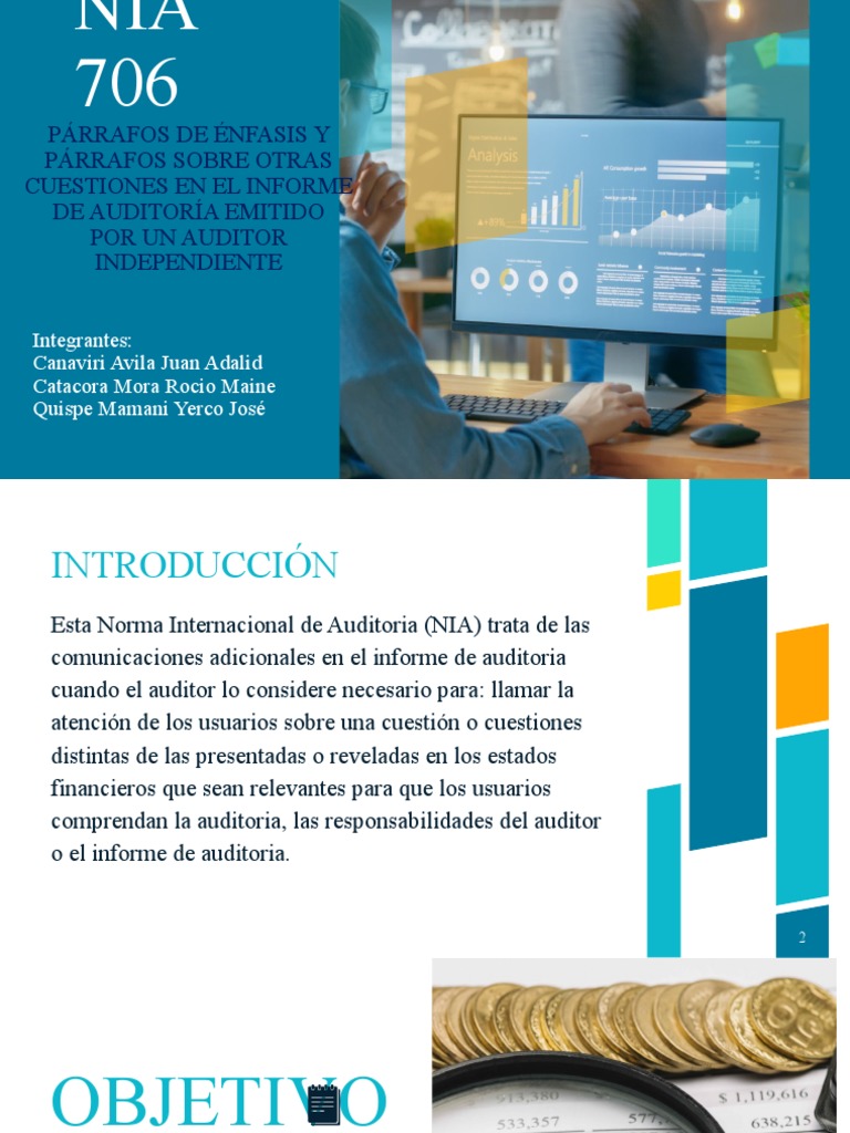 Nia 706 | PDF | Auditoría | Contralor