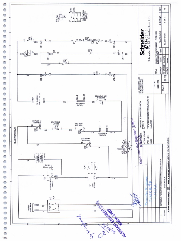 VCB Part Drawing Konnagar | PDF