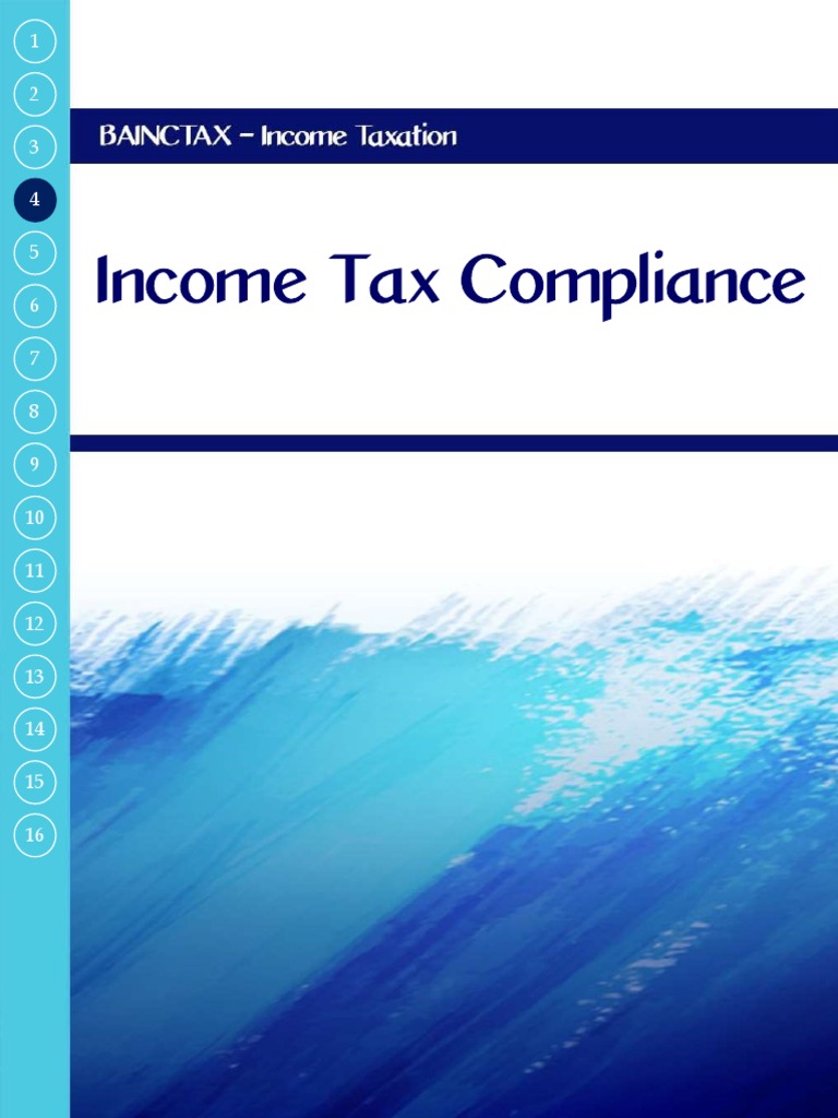 Module 04 - Income Tax Compliance | PDF | Tax Deduction | Taxes