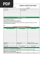 Cold Work Permit | PDF | Personal Protective Equipment | Safety