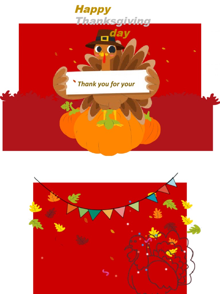 Thanksgiving: Thank You For Your | PDF | Lifestyle