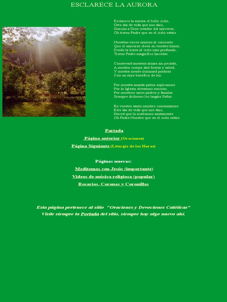 Esclarece La Aurora | PDF