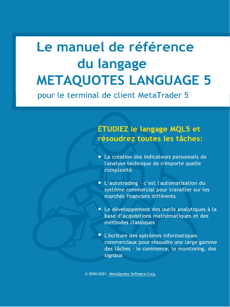 Mql5 French | PDF | Ingénierie informatique | Données informatiques