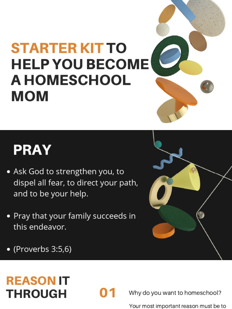 Homeschool Mom Starter Kit Guide | PDF | Homeschooling | Prayer