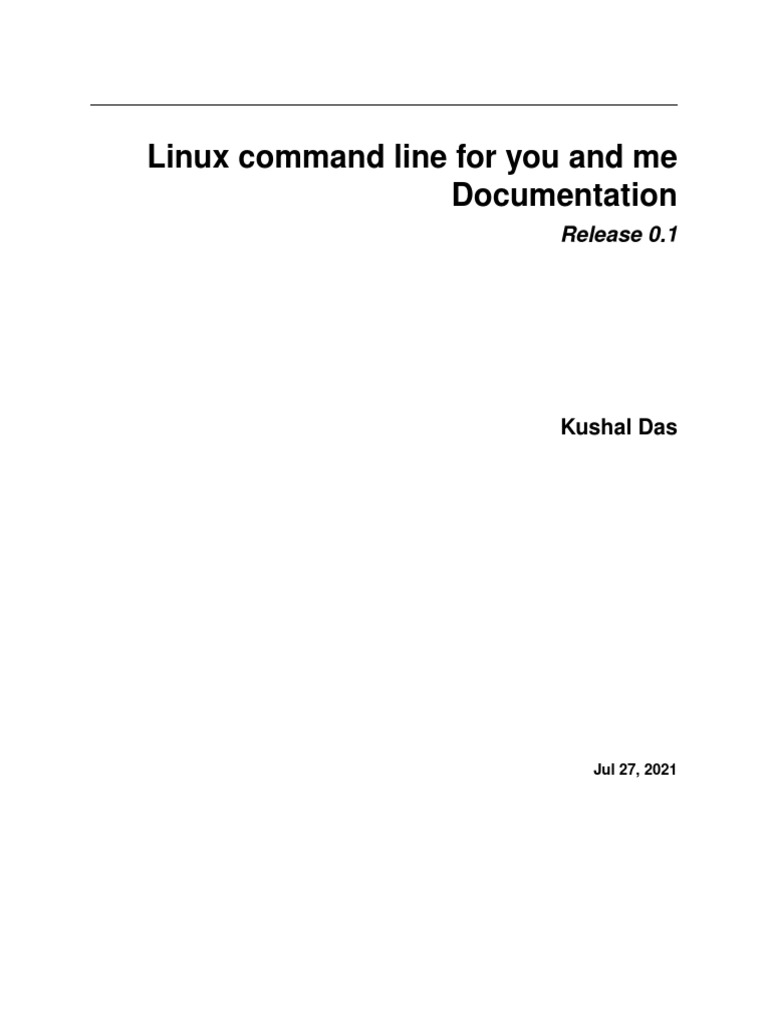 Essential Linux Command Line Guide | PDF | Information Technology ...