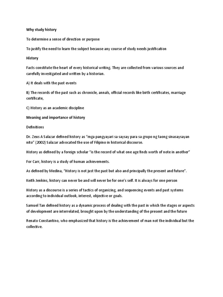 Why Study History | PDF | Primary Sources | Historiography