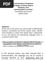 Frozen Speech Style | PDF | Foreign Language Studies
