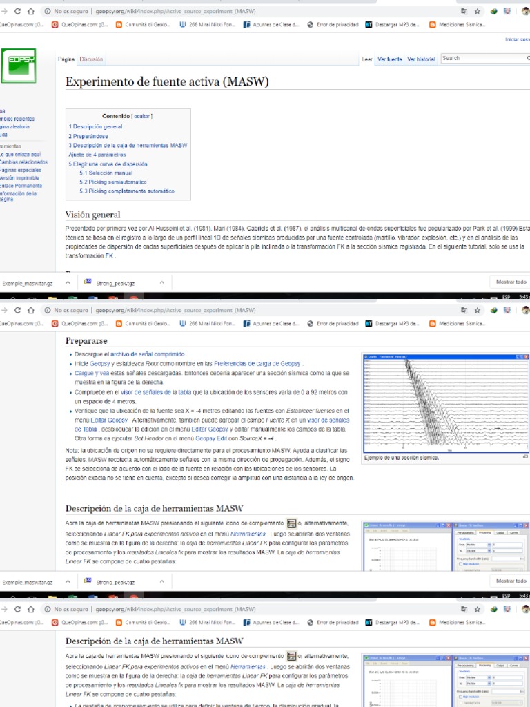 Tutorial MASW | PDF