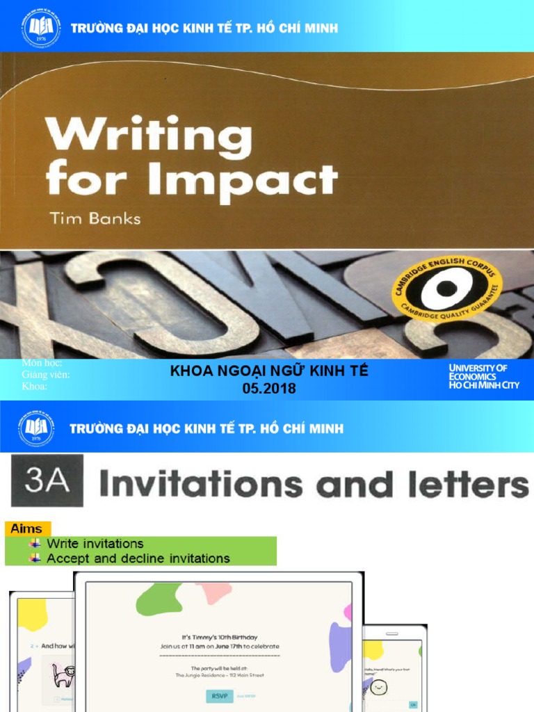 WRITING FOR IMPACT 3A-3B (With Key) | PDF