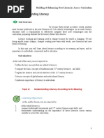 Understanding Traditional Literacies | PDF | Literacy | Learning