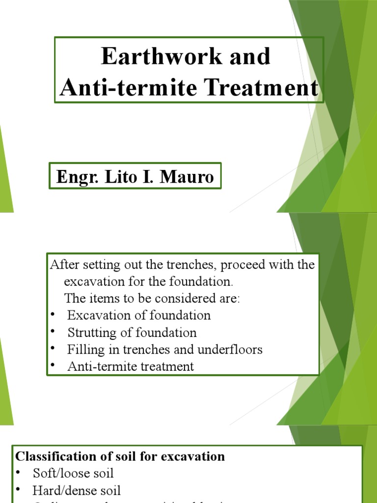 Anti-Termite Treatment for Foundations | PDF | Foundation (Engineering ...