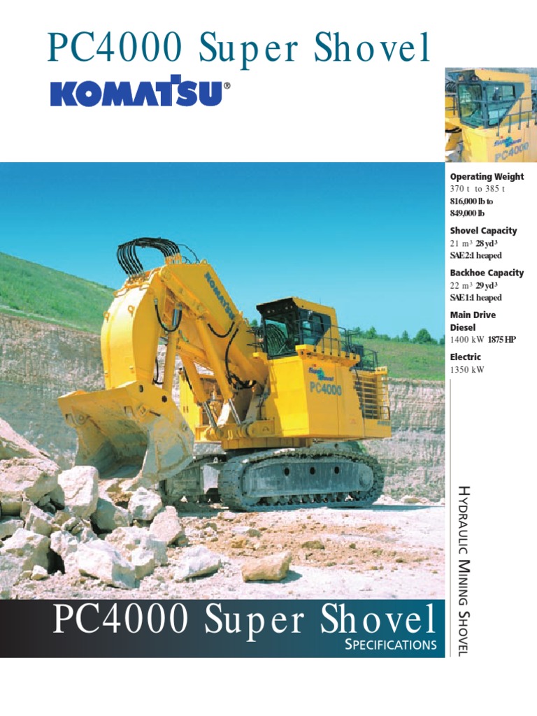 PC4000 | PDF | Engines | Vehicles