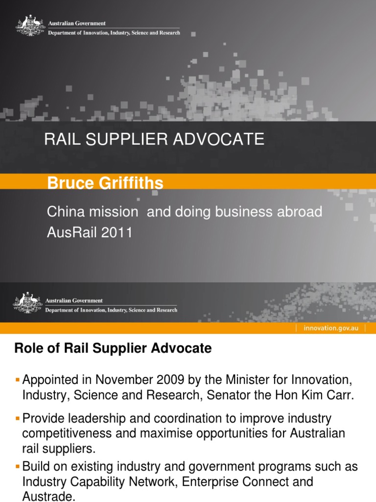 Bruce Griffiths - Tue 22-Combined | PDF | Rail Transport | High Speed Rail