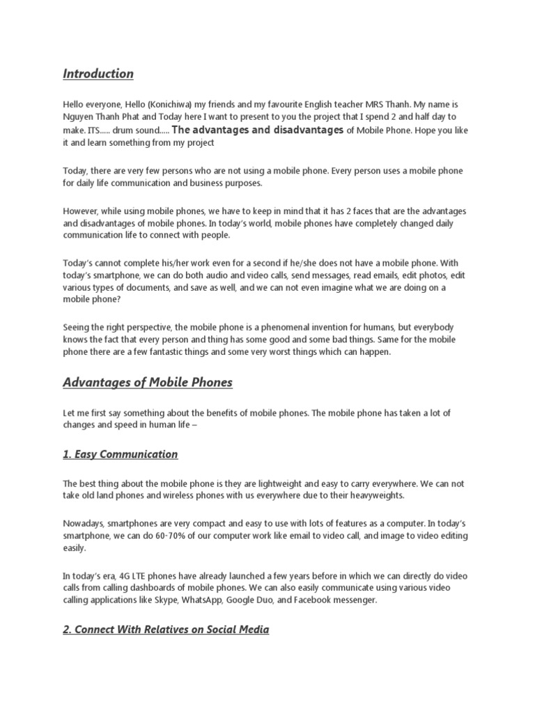 Mobile Phone | PDF | Mobile Phones | Smartphone