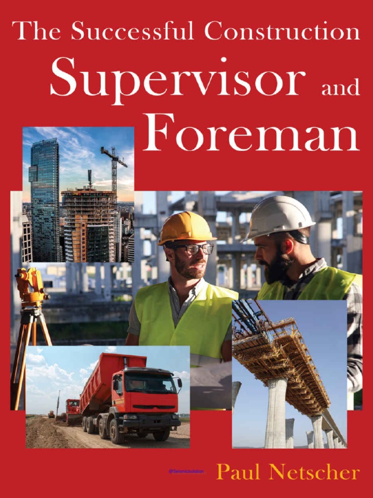 The Successful Construction Supervisor and Foreman Netscher 2019 | PDF ...