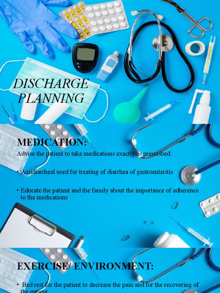 Discharge Planning | PDF | Diarrhea | Foods