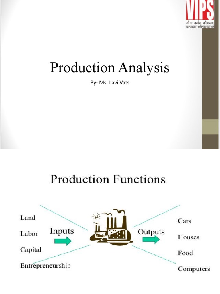 Production Analysis Eco II | PDF | Production Function | Labour Economics
