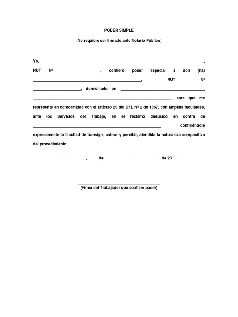 Poder Simple | PDF