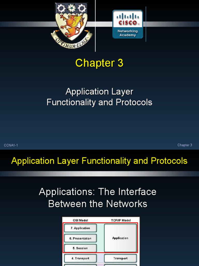 03 - Application Layer Functionality and Protocols | PDF | Domain Name ...