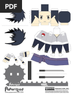 Naruto - Shippuden - Itachi Uchiha Papercraft | PDF