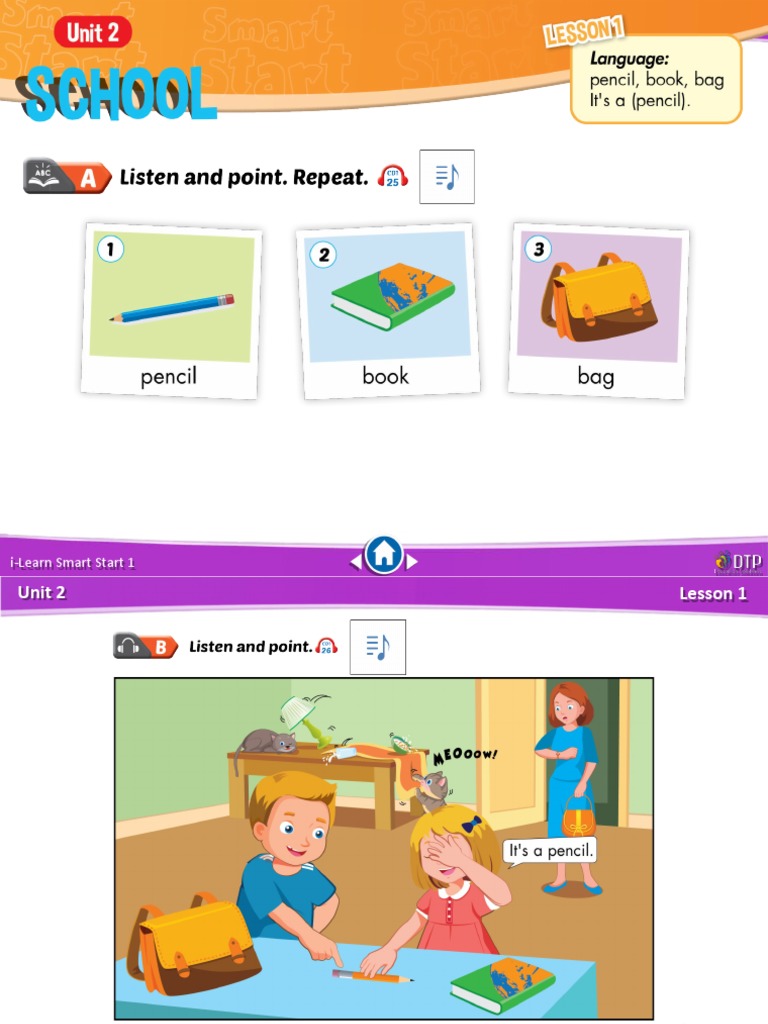 i-Learn Smart Start 1: Unit 2 Overview | PDF