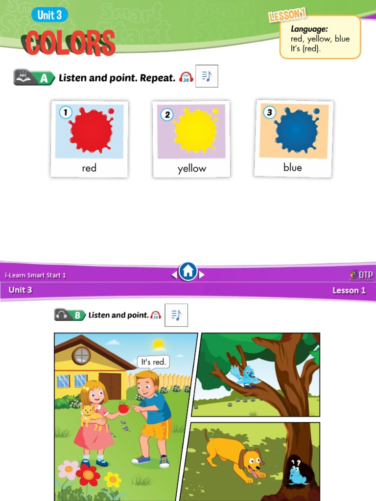 i-Learn Smart Start 1: Unit 3 Lessons | PDF | Games & Activities ...