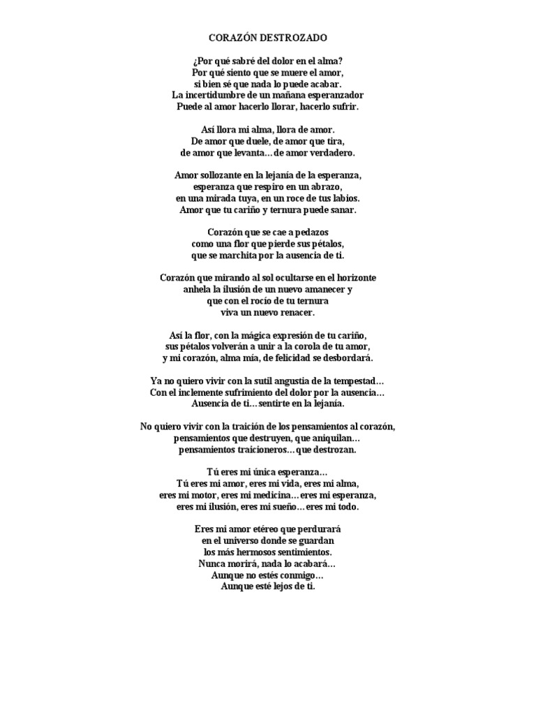 Corazón Destrozado | PDF