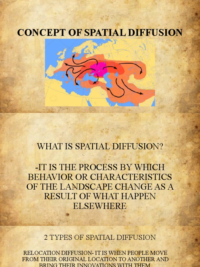 Concept of Spatial Diffusion | PDF