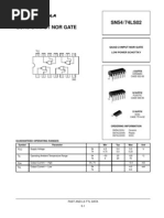 7410 Triple 3-Input NAND Gate Datasheet | PDF | Power Electronics ...