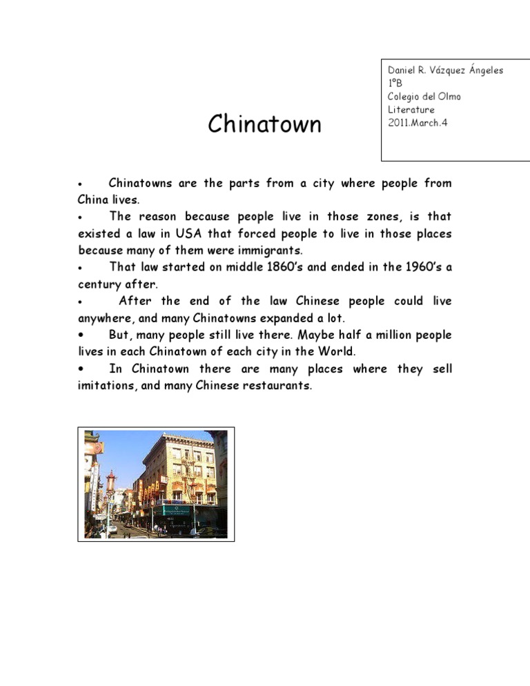 Chinatown | PDF