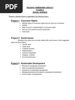 Sewa Project Grade 10 (2024-25) | PDF | Learning | Career & Growth