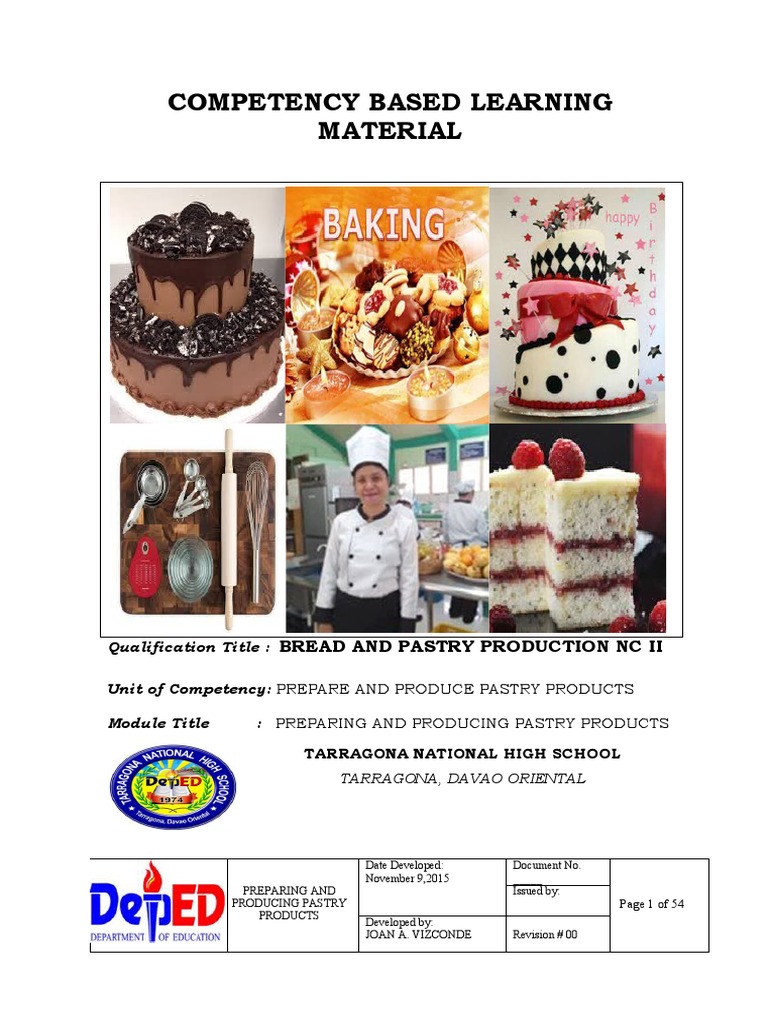 Dokumen - Tips - Learning Module in Bread and Pastry Production Uc2 ...