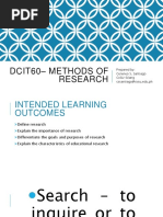Module-1 (Research Methodology) PPT1 | PDF | Methodology | Observation
