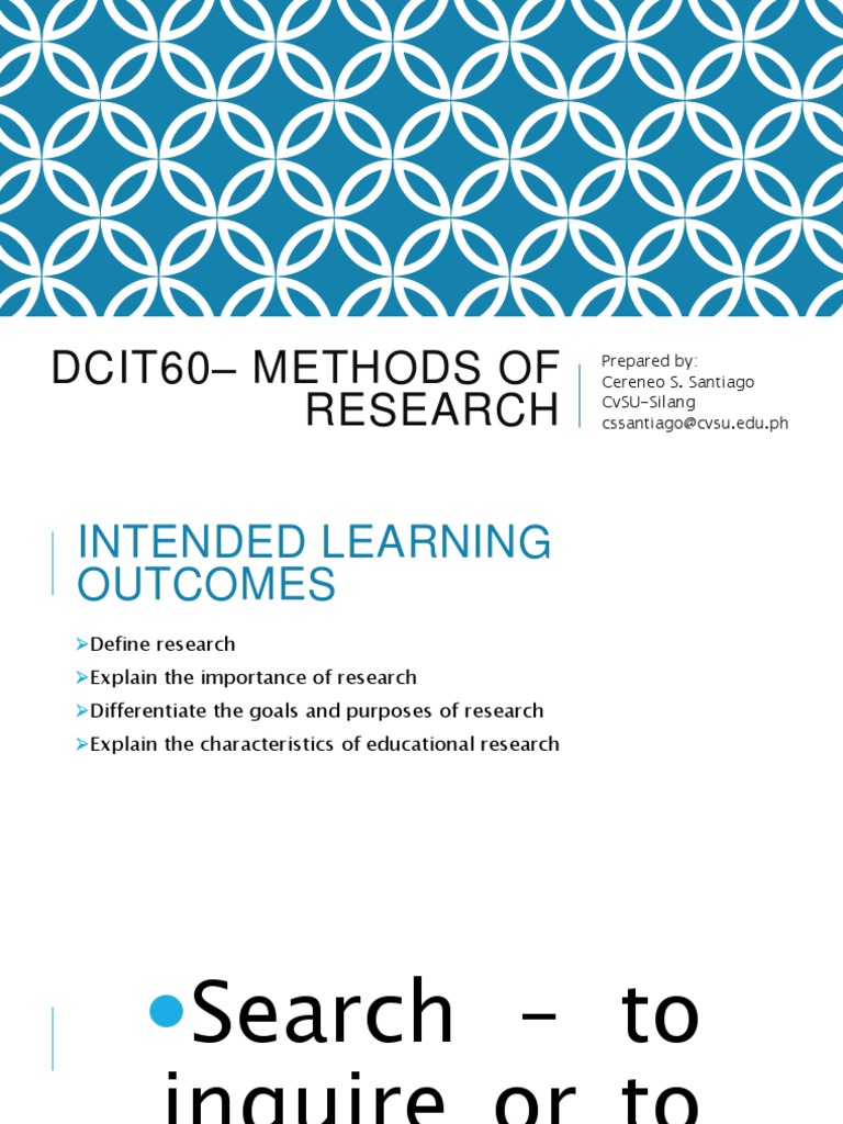 DCIT60 Lesson 1 Concepts | PDF | Science | Knowledge