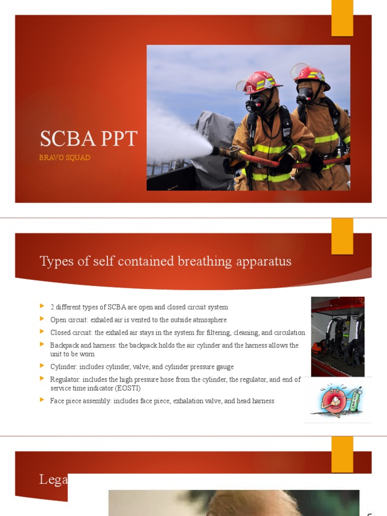 SCBA Types and Components Overview | PDF | Safety | Industrial Gases