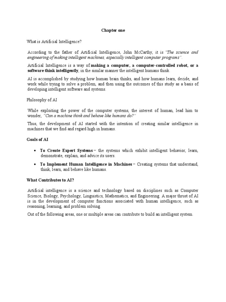 Engineering of Making Intelligent Machines, Especially Intelligent ...