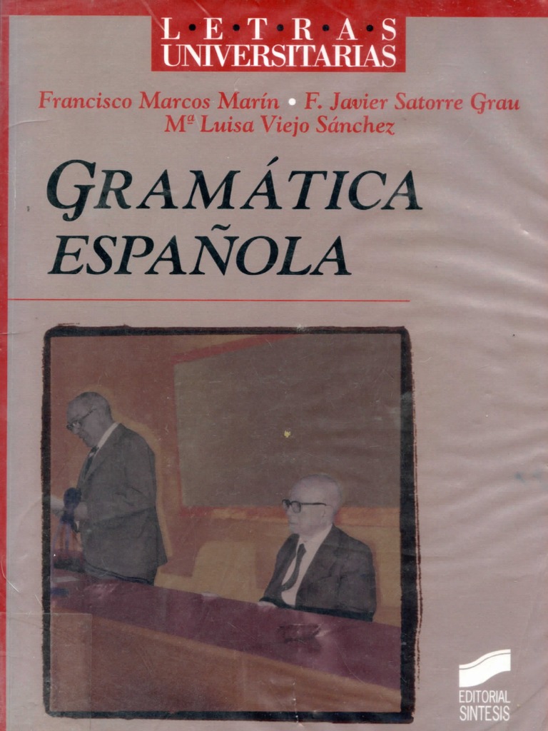 GRAMÁTICA ESPAÑOLA-Marín | PDF