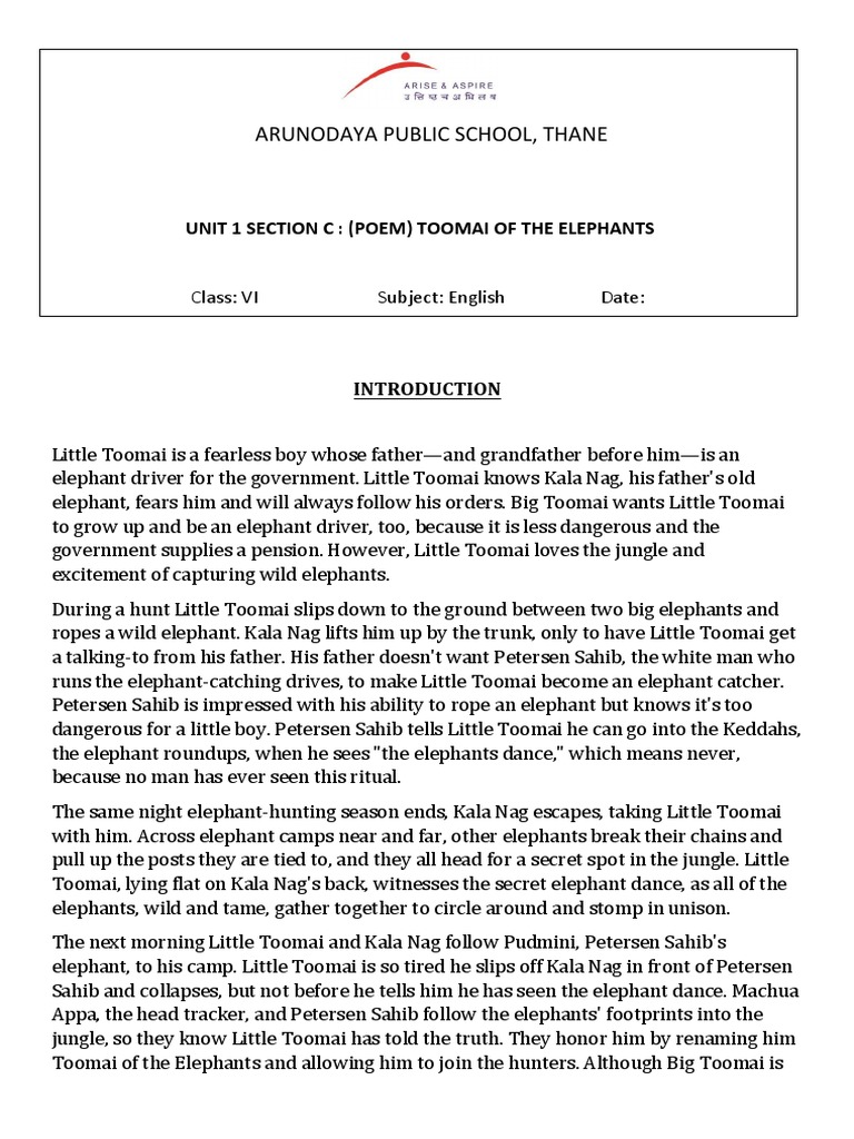 The Secret Dance of the Elephants | PDF | Elephant | Poetry