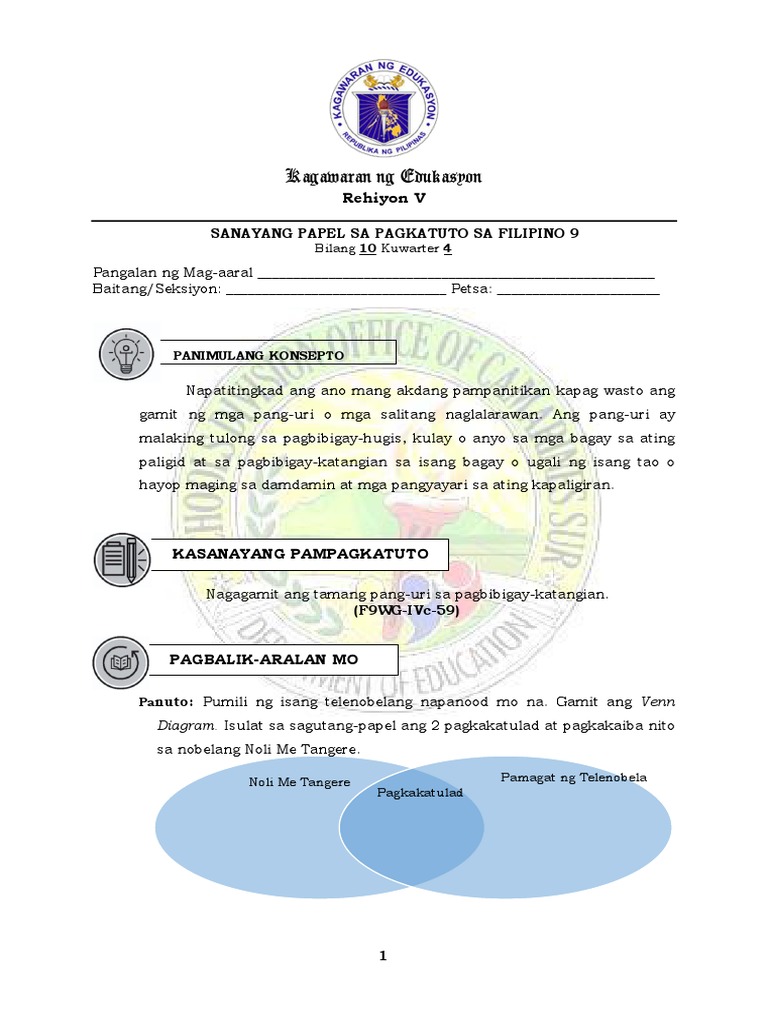 Las Fil9 BLG.10 Q4 | PDF
