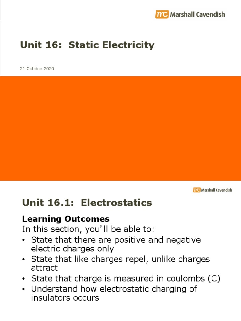 Static Electricity | PDF | Electric Charge | Electrostatics