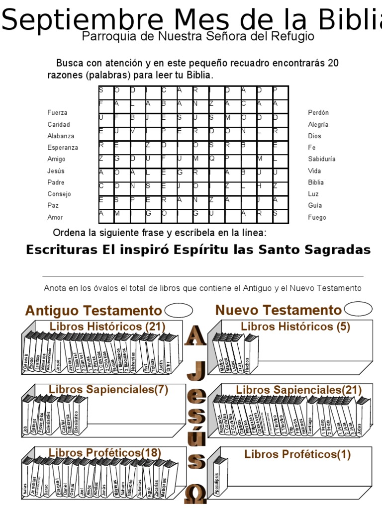 Hojas De Trabajo Fáciles Para Estudiar La Biblia Santa Biblia NTV