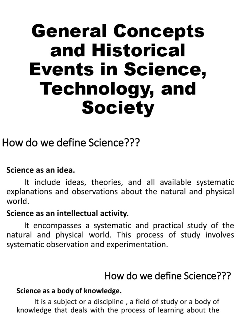 Lesson1 Sts | PDF | Science | Scientific Revolution
